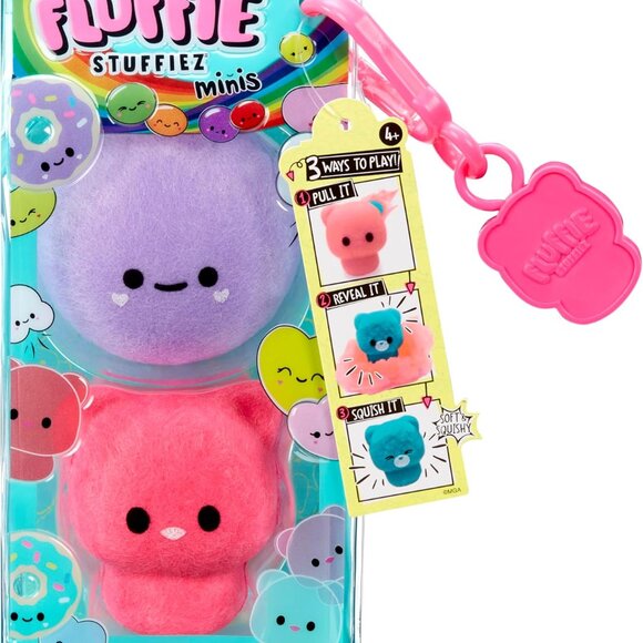 Toys | Fluffie Stuffiez Round Candy And Gummy Bear Minis Collectible ...